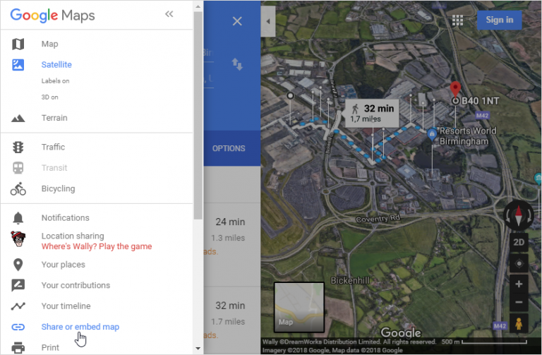 How to add a map to your Facebook page – Embed Google Map
